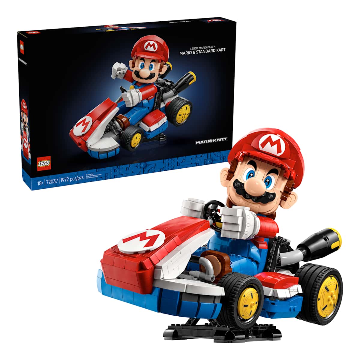 LEGO® Super Mario Mario Kart – Mario & Standard Kart (72037) - Nintendo ...