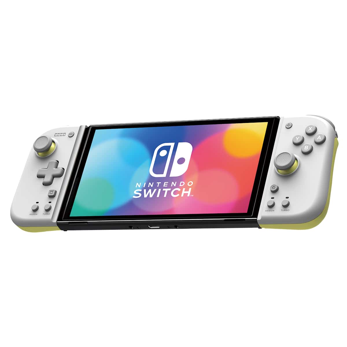 Mando Split Pad Compact para Nintendo Switch (gris claro/amarillo ...