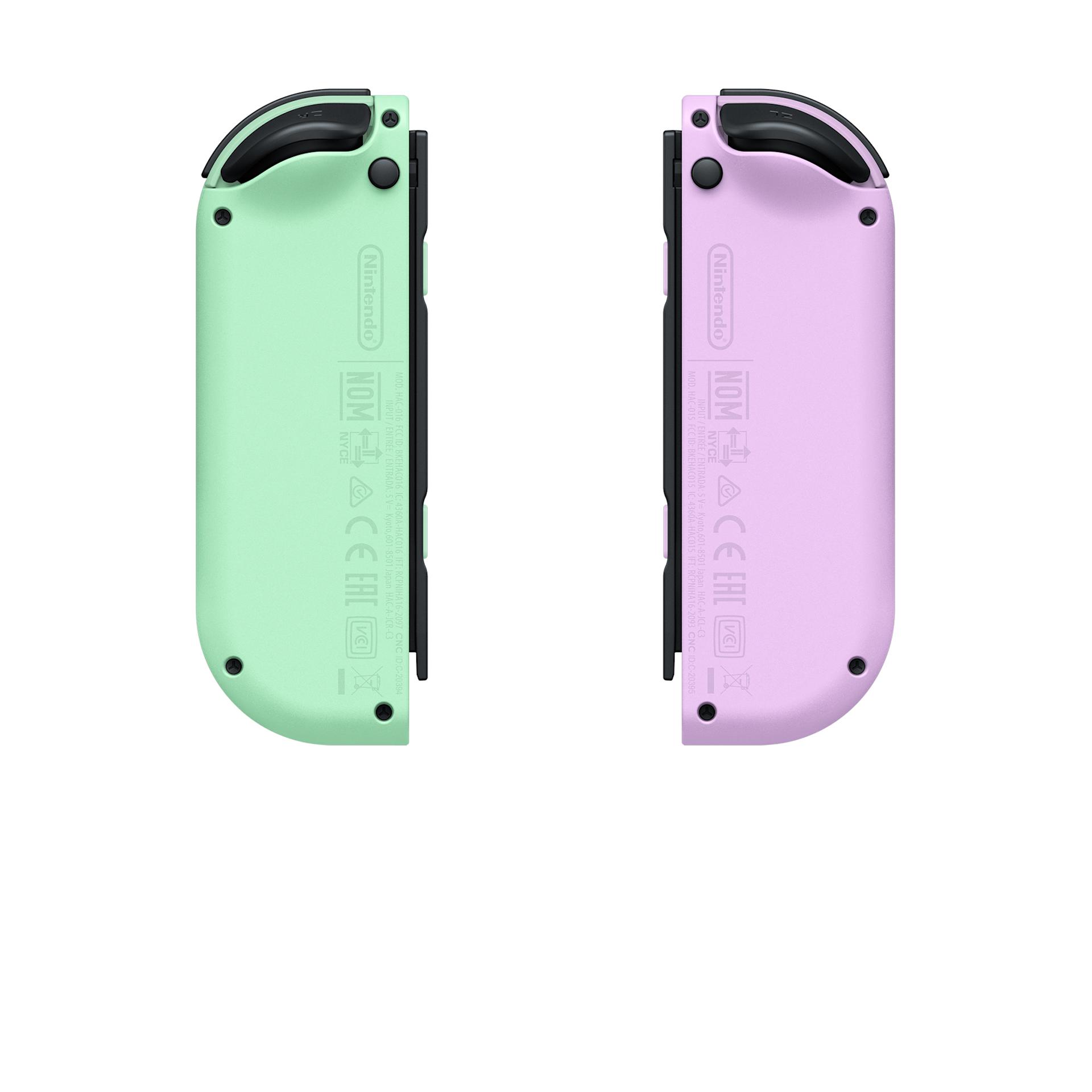 Nintendo Switch Pastel Purple Joy-Con (L) and Pastel Green Joy-Con (R) Controller Set - My ...