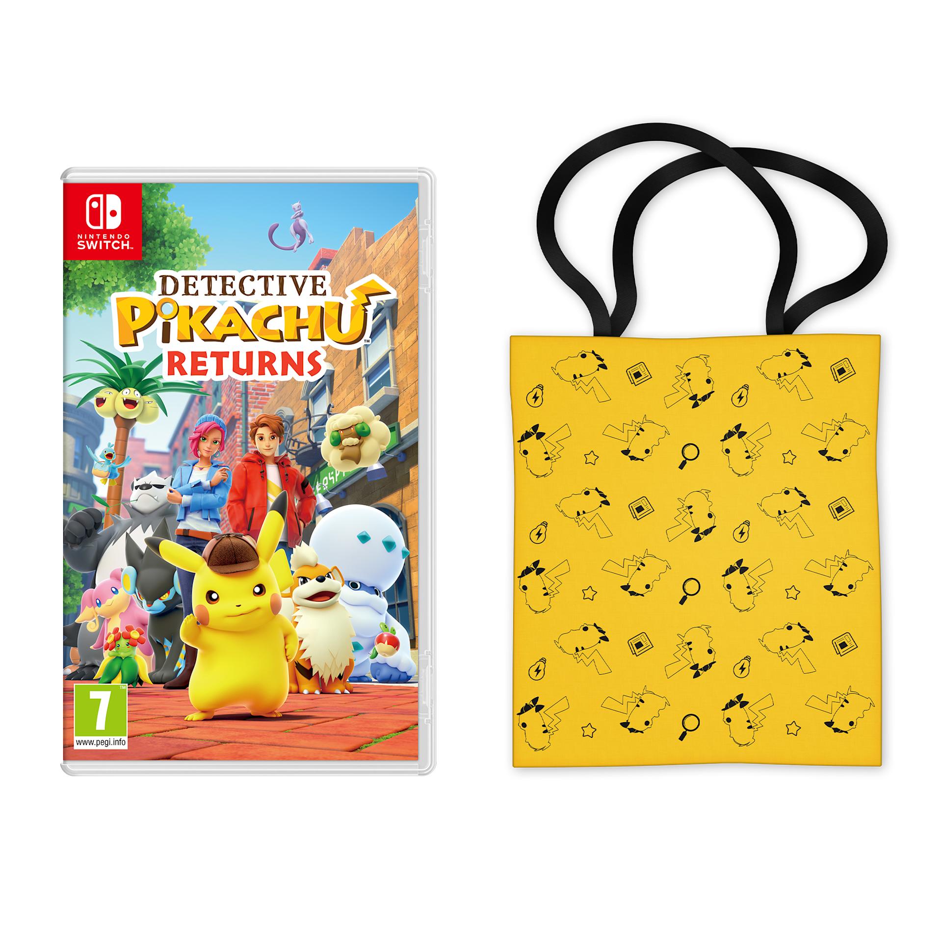 Detective Pikachu Returns + Tote Bag - My Nintendo Store