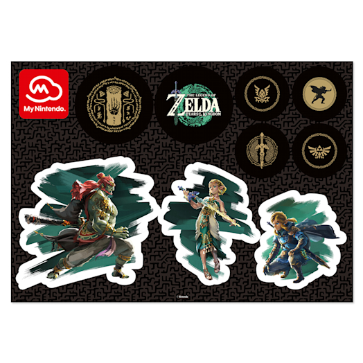 The Legend of Zelda: Tears of the Kingdom Wrapping Paper Set + Sticker ...