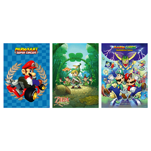 Ensemble de posters Game Boy Advance - My Nintendo Store