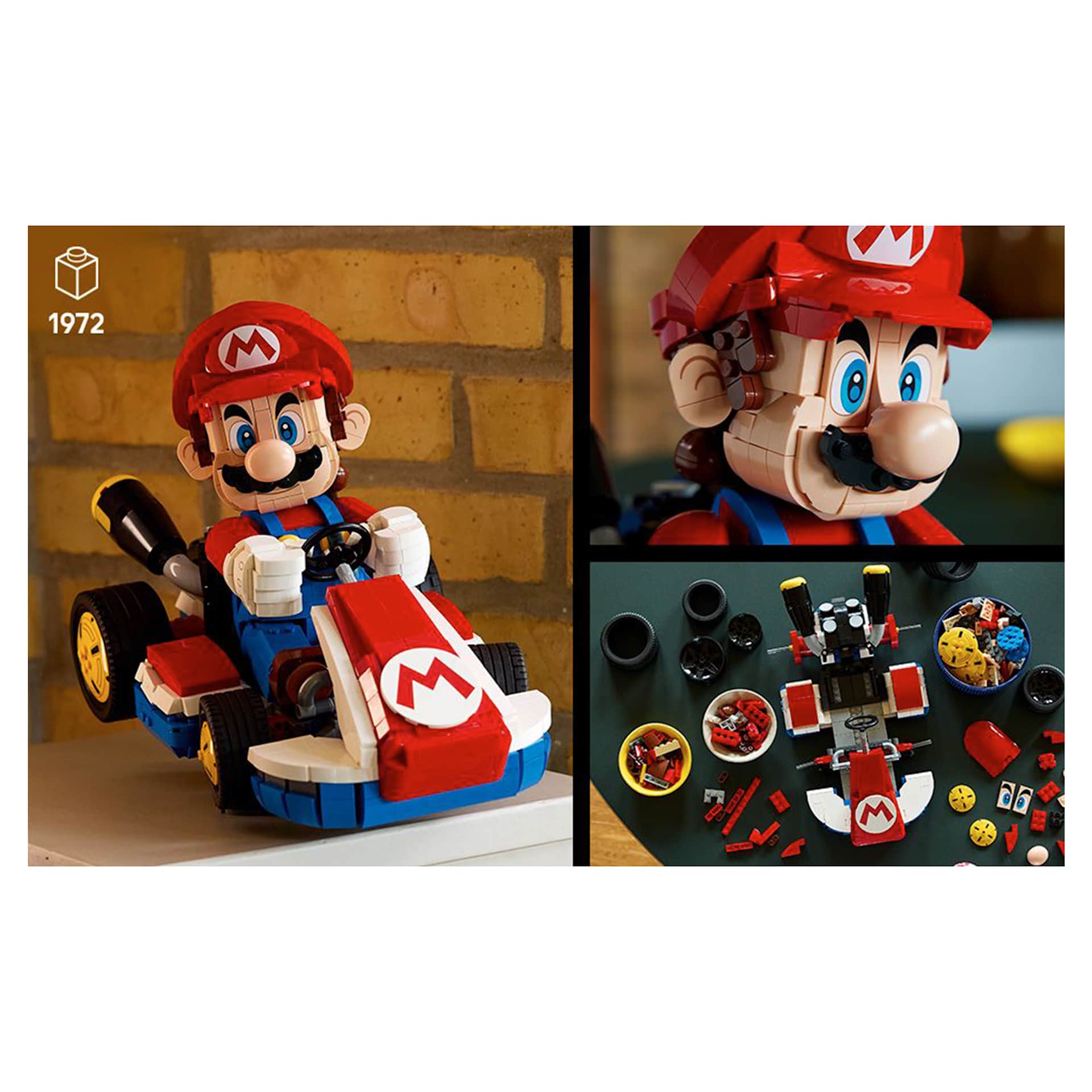 LEGO® Super Mario Mario Kart – Mario & Standard Kart (72037) - My Nintendo Store