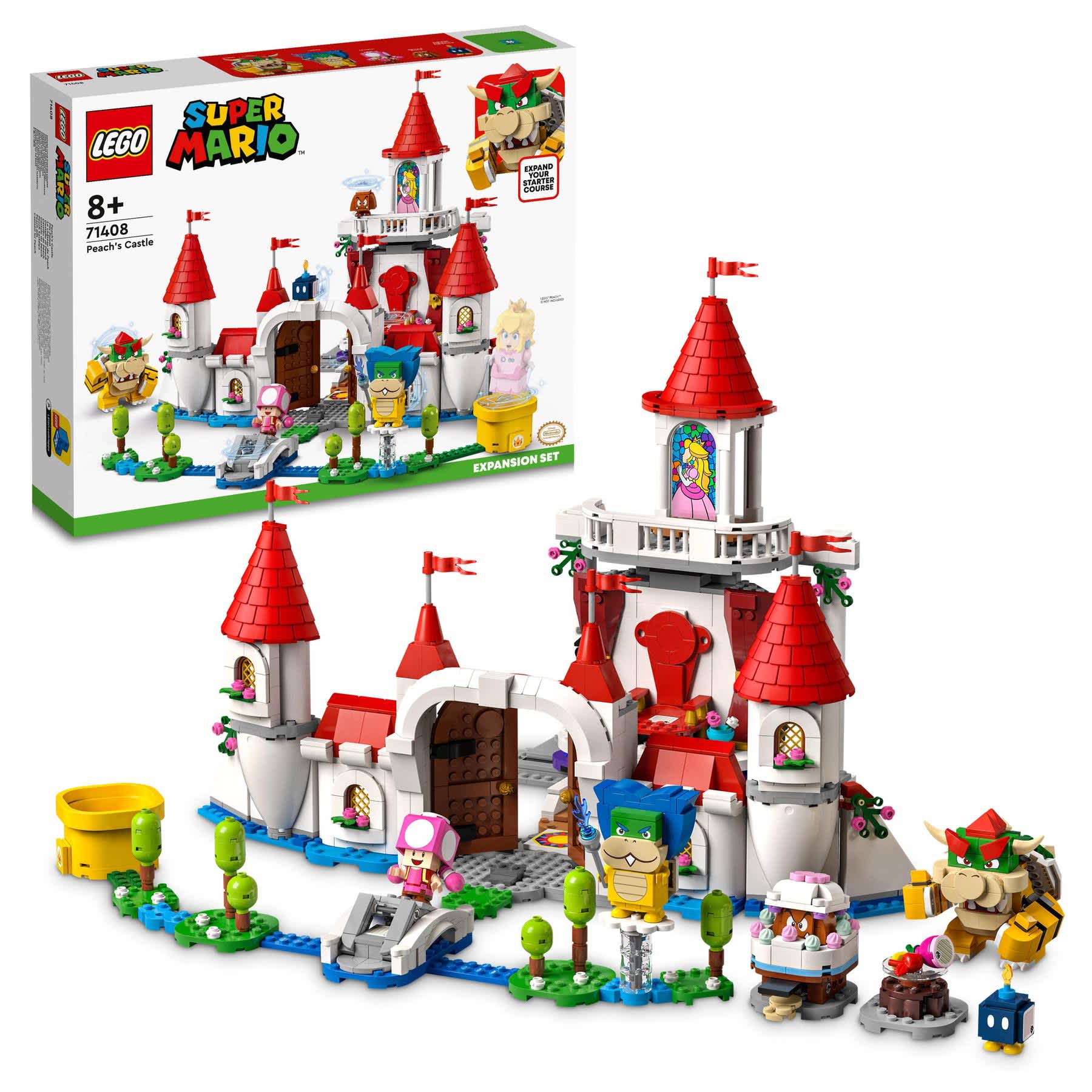 LEGO Super Mario Peach’s Castle Expansion Set (71408) - My Nintendo Store