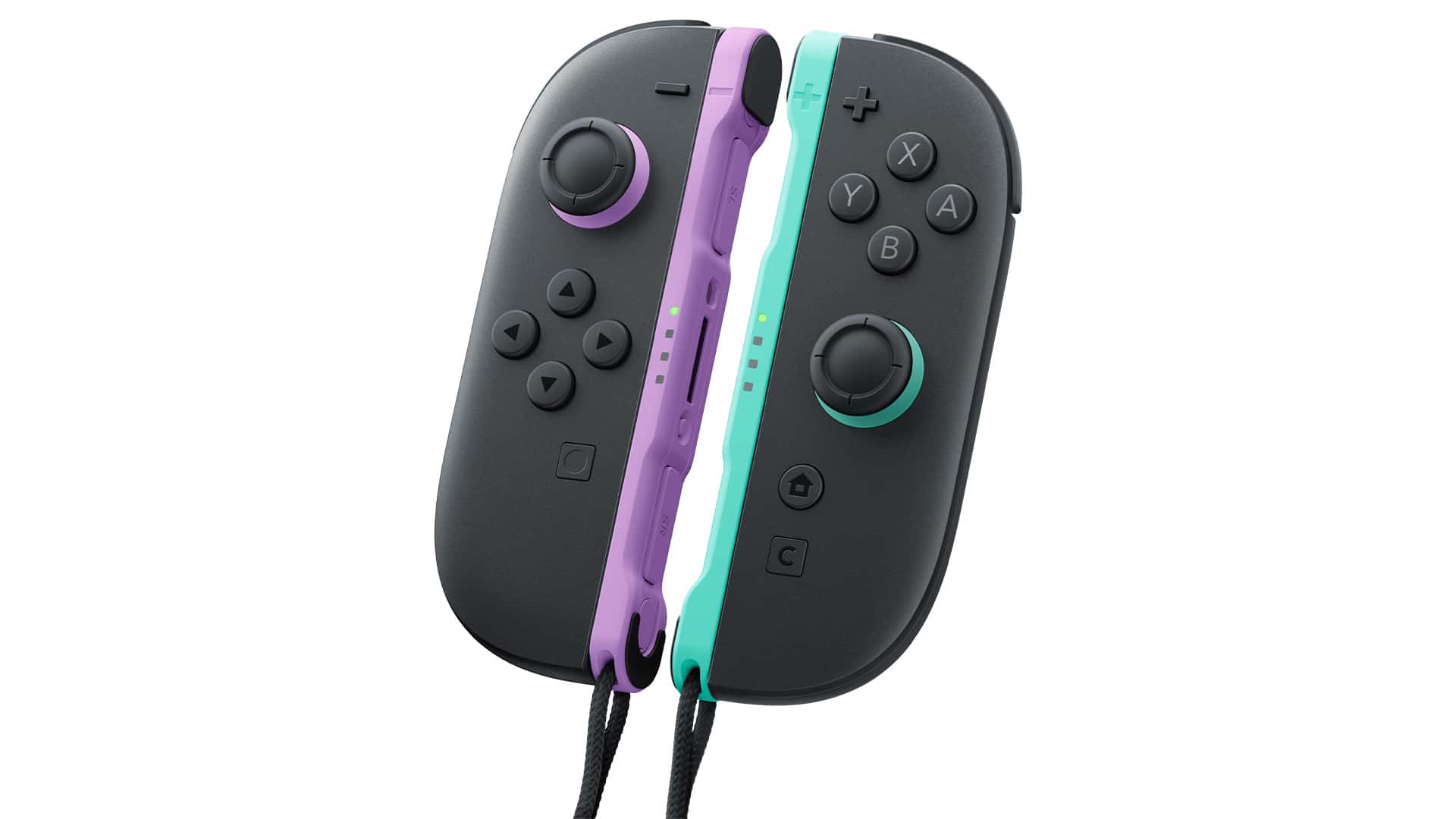 Coppia di Joy-Con 2 viola chiaro / verde chiaro - My Nintendo Store