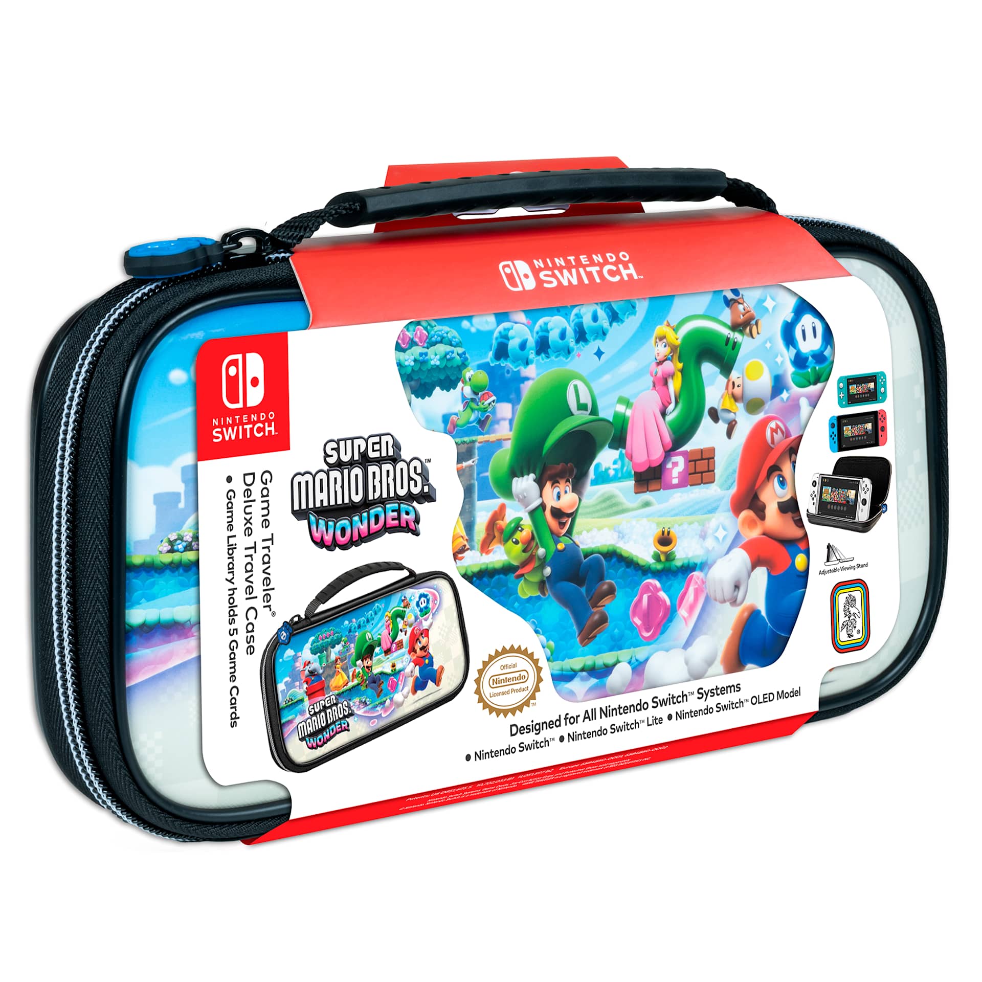 Nintendo Switch Deluxe Travel Case (Super Mario Bros. Wonder) - My ...