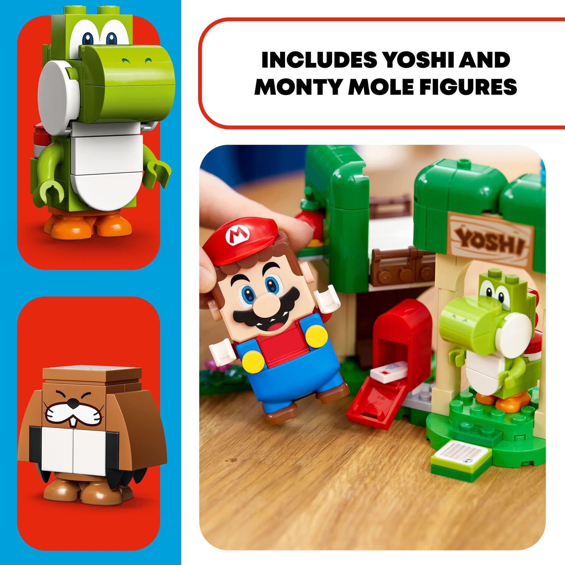LEGO Super Mario Yoshi’s Gift House Expansion Set (71406) - My Nintendo ...