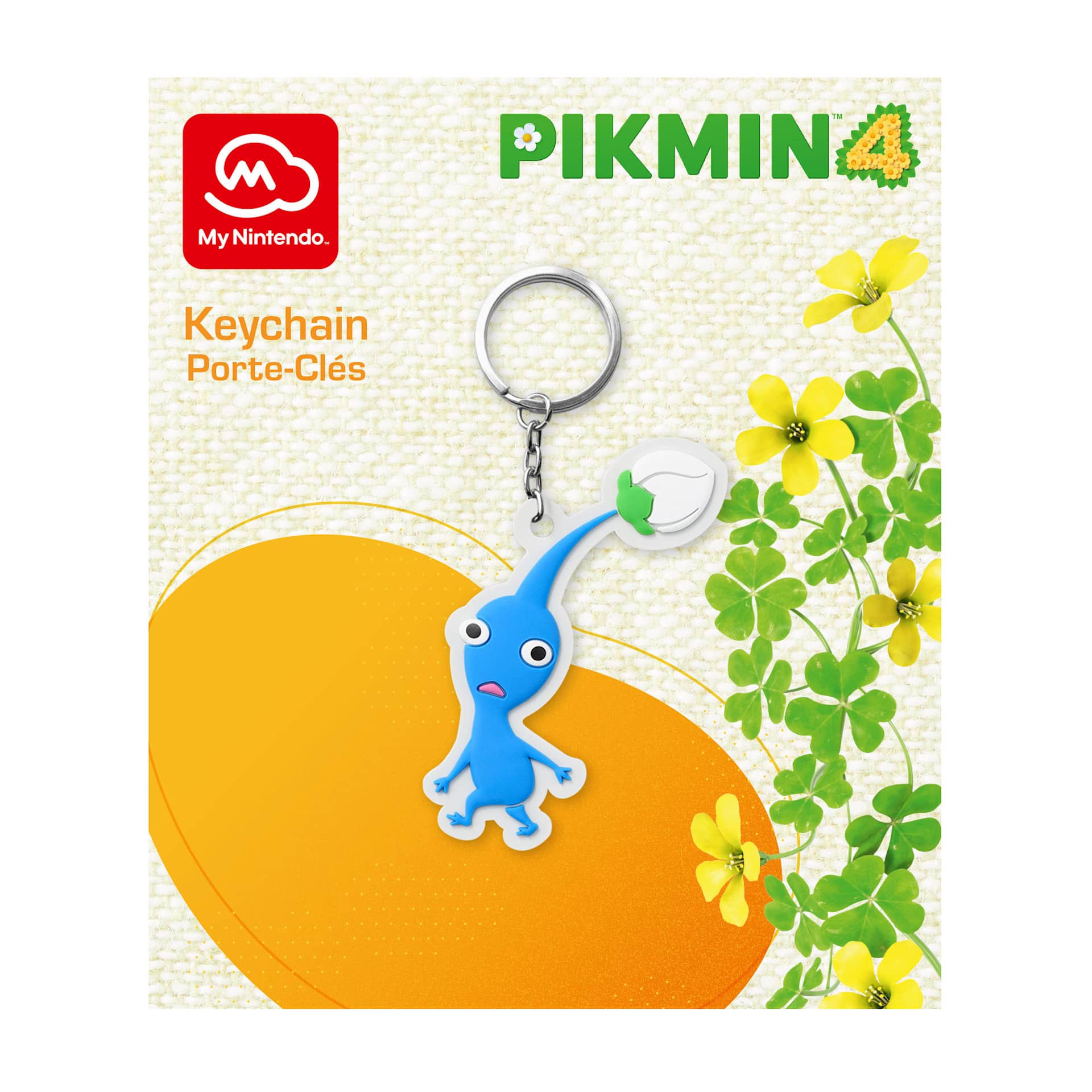 Pikmin 4 Rubber Cutout Keyring (Blue Pikmin) - My Nintendo Store