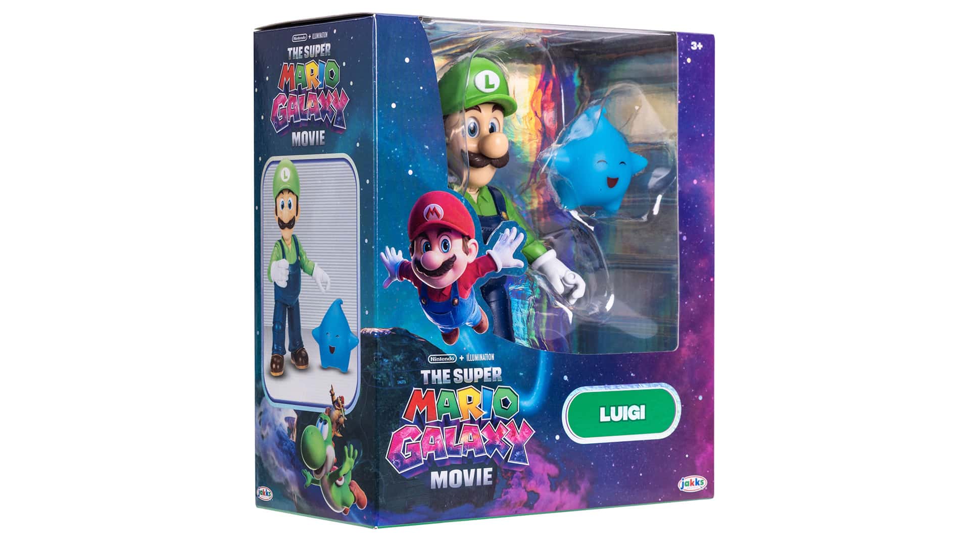 The Super Mario Galaxy Movie 13 cm Figure Series – Luigi and Blue Luma ...
