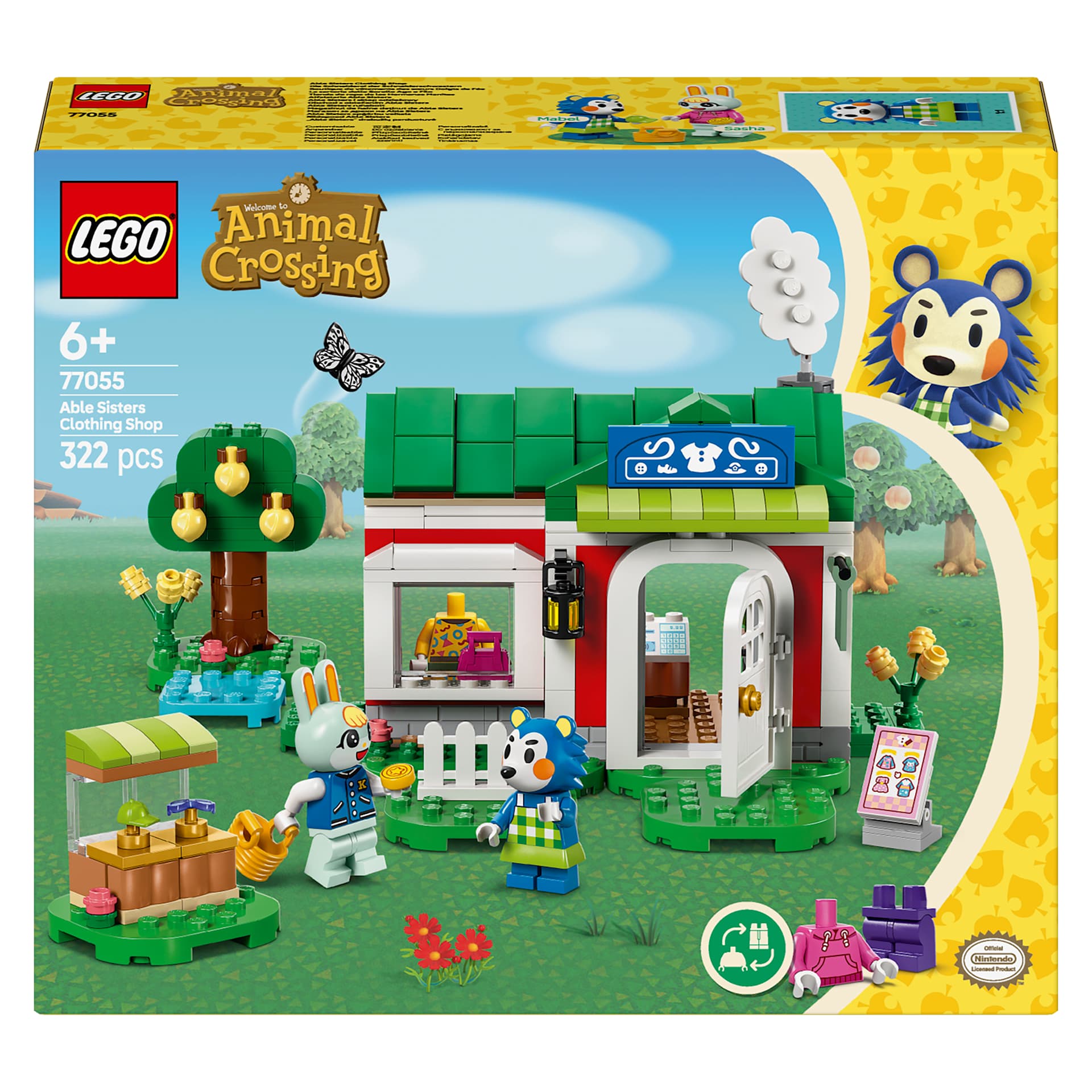 LEGO® Animal Crossing – Kleermakerij van de zusjes Able (77055) - My ...