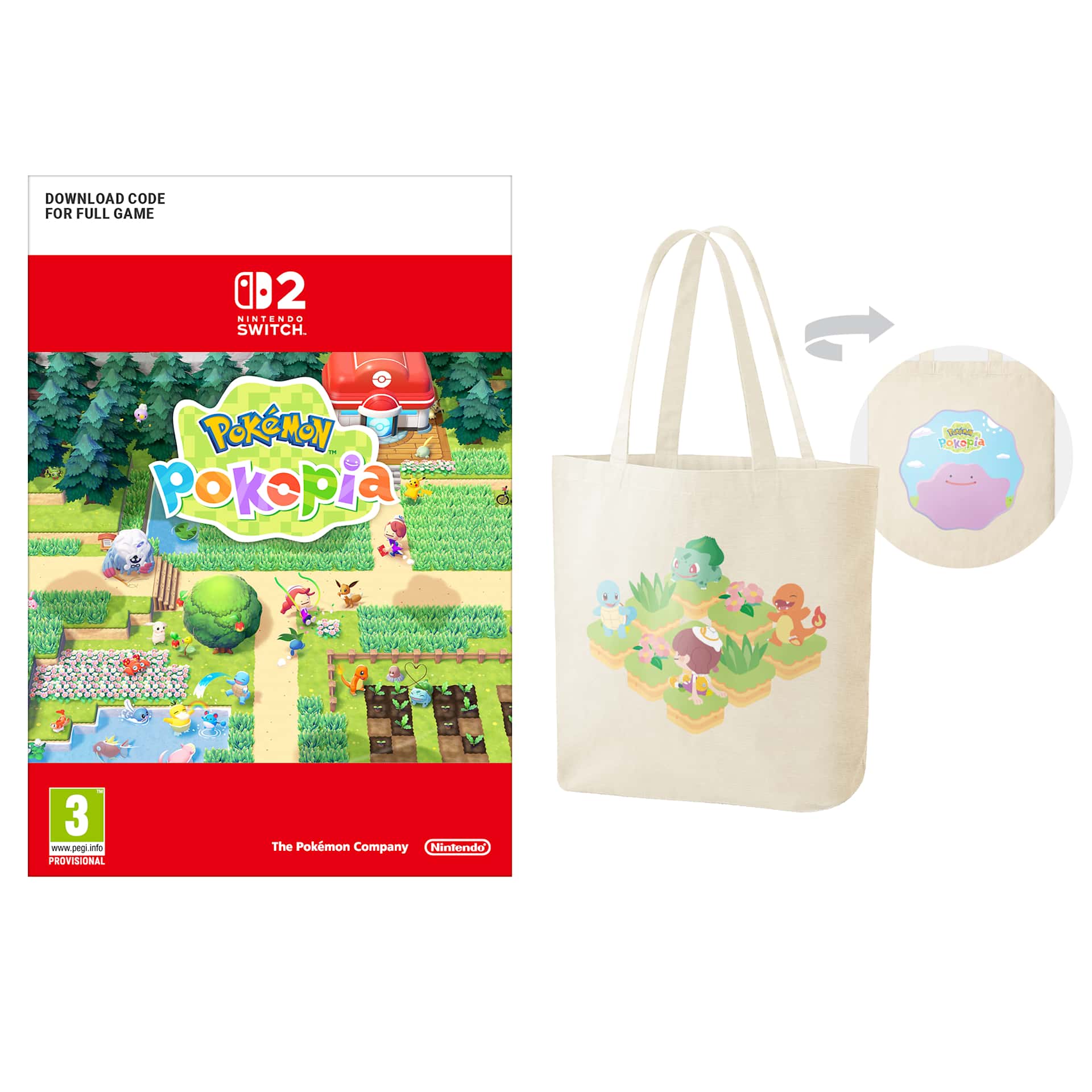 Pokémon Pokopia + Tote Bag - My Nintendo Store