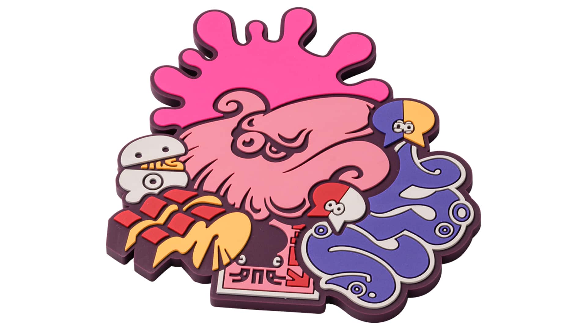 Splatoon rubberen INKTVIS/OCTO-onderzetterset - My Nintendo Store