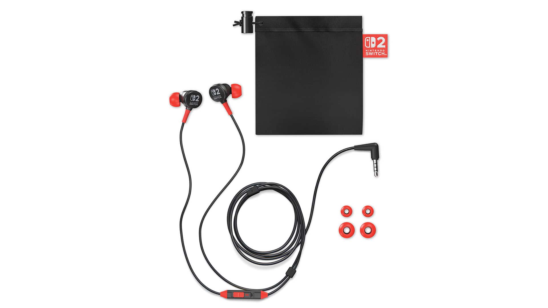 Wired Earbuds for Nintendo Switch 2 – Black - My Nintendo Store