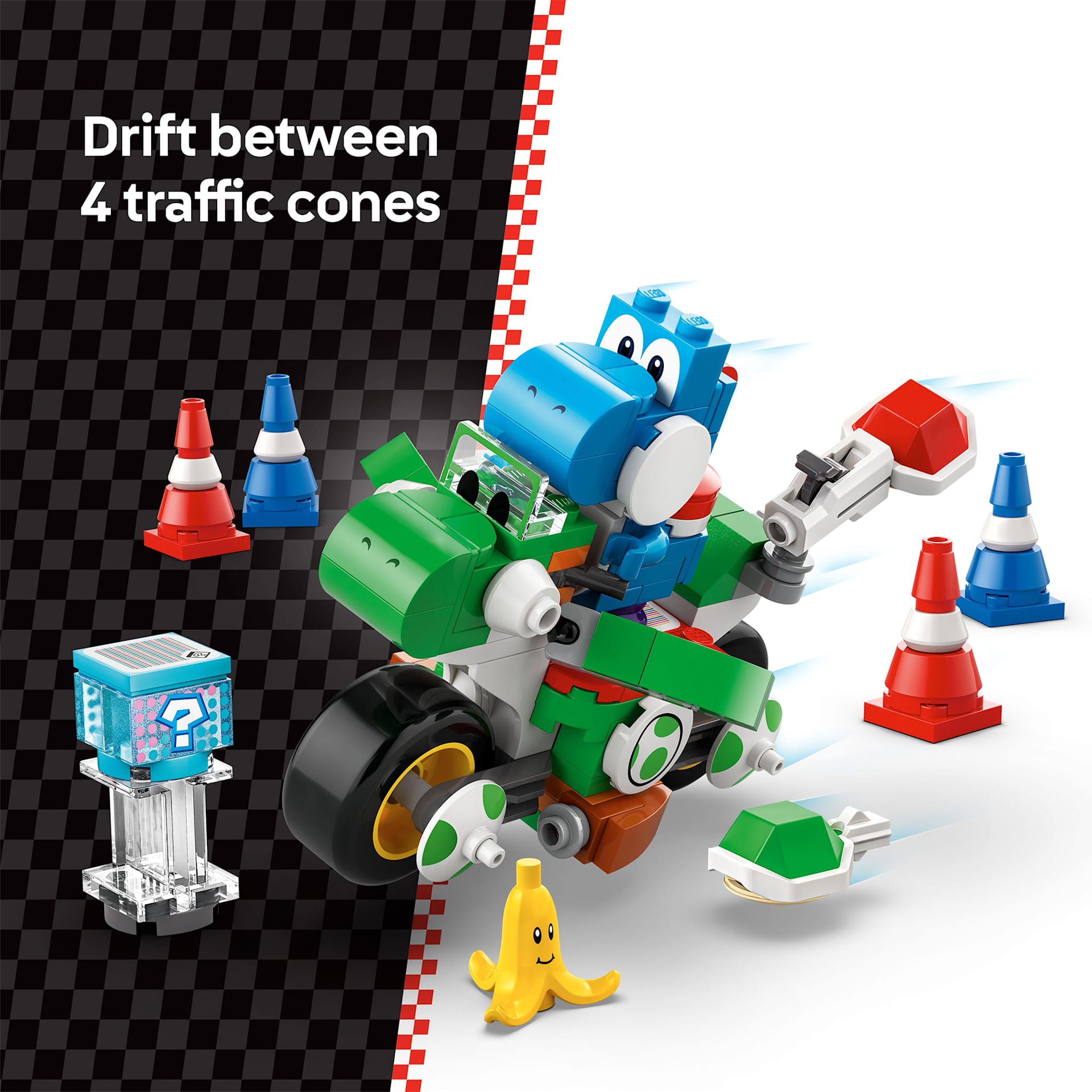 Mario Kart: Moto Yoshi LEGO® Super Mario (72031) - My Nintendo Store