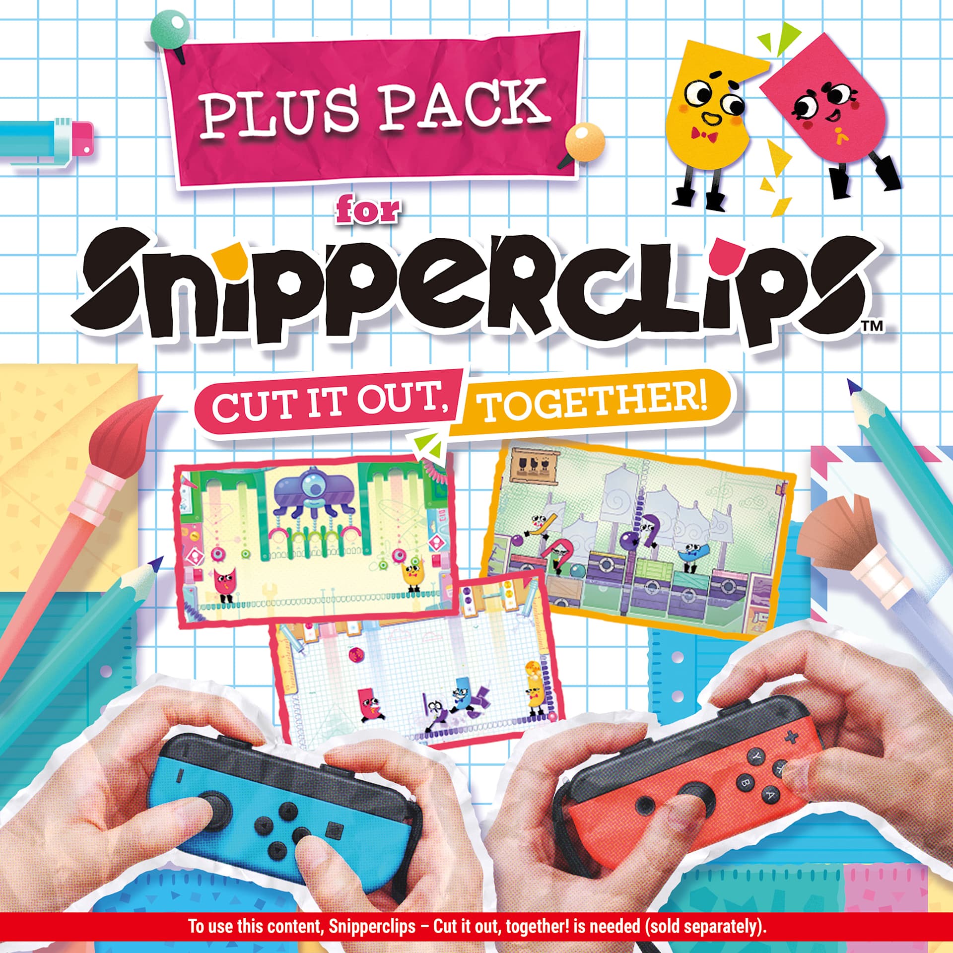 Snipperclips – Cut it out, together!: Plus Pack - My Nintendo Store