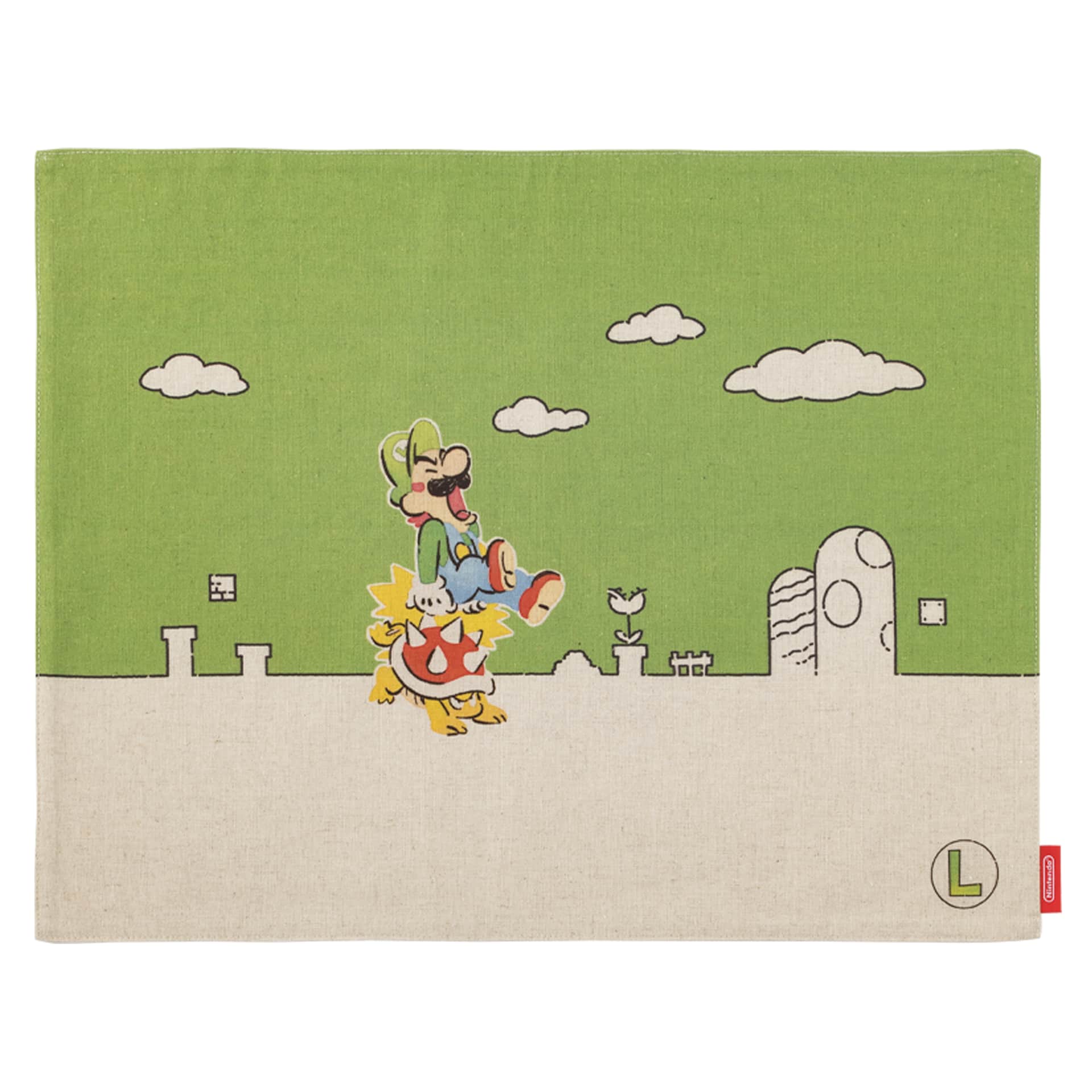 Super Mario Family Life Collection Luigi Placemat - My Nintendo Store