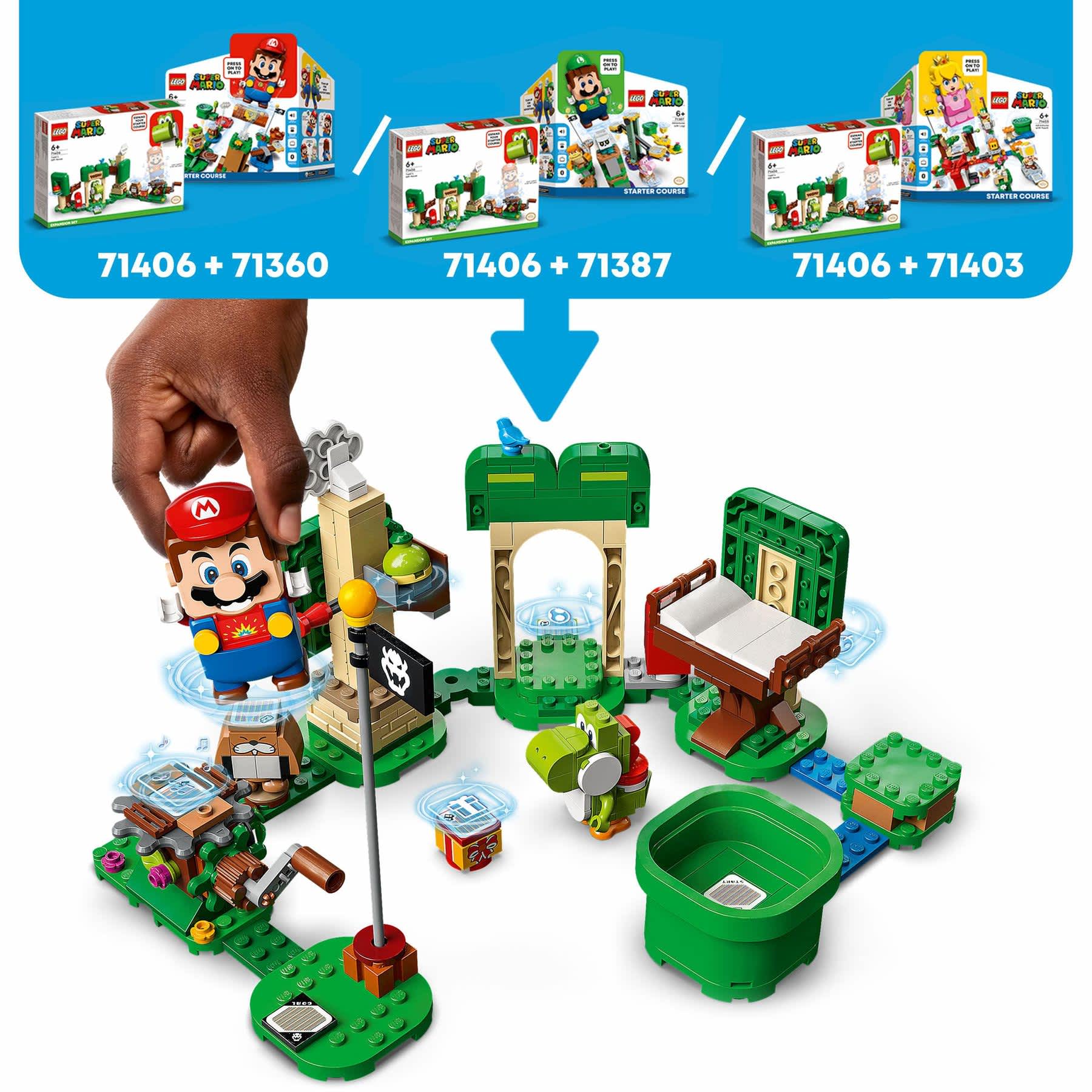 LEGO Super Mario Yoshi’s Gift House Expansion Set (71406) - My Nintendo ...