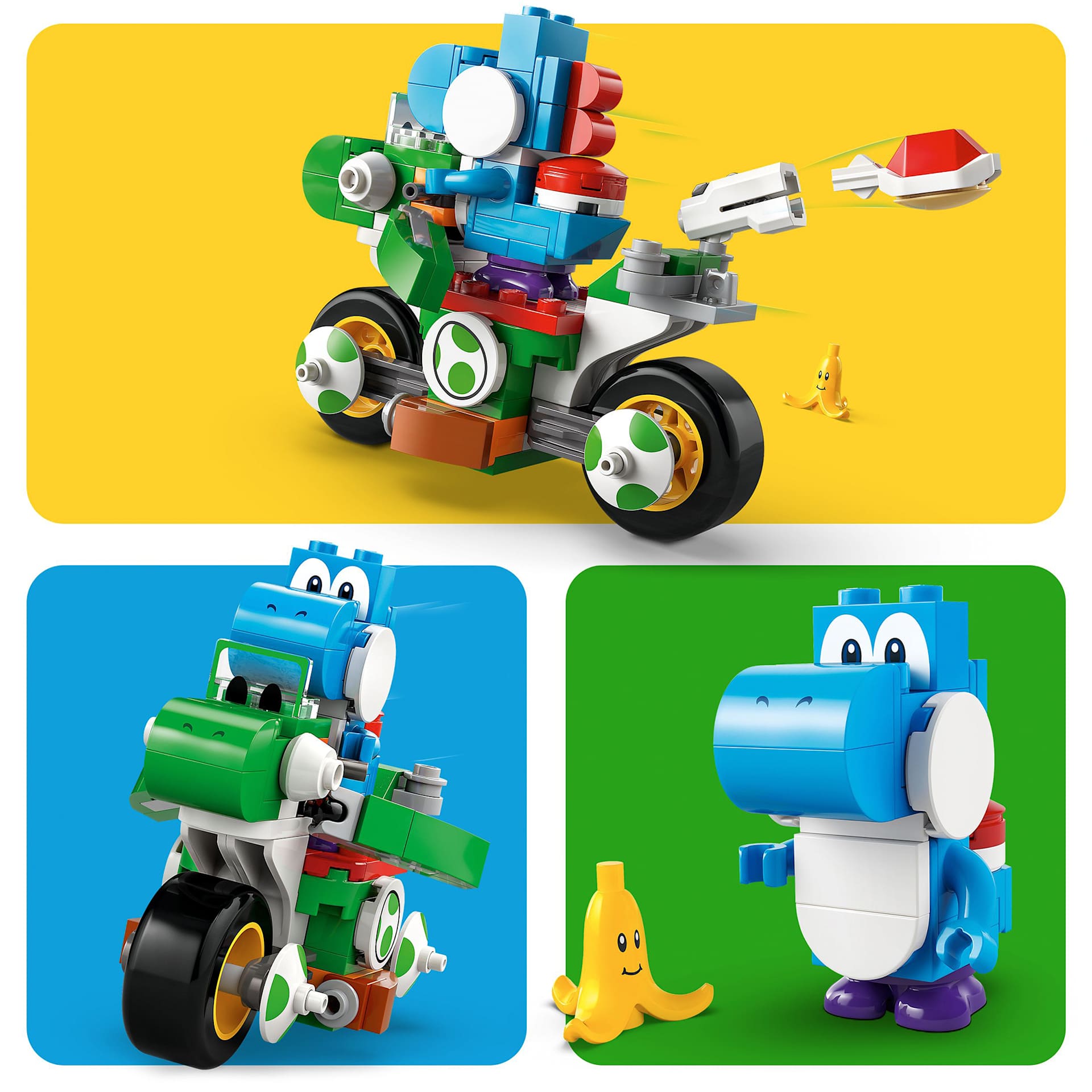 LEGO® Super Mario – Mario Kart – Mota do Yoshi (72031) – My Nintendo Store