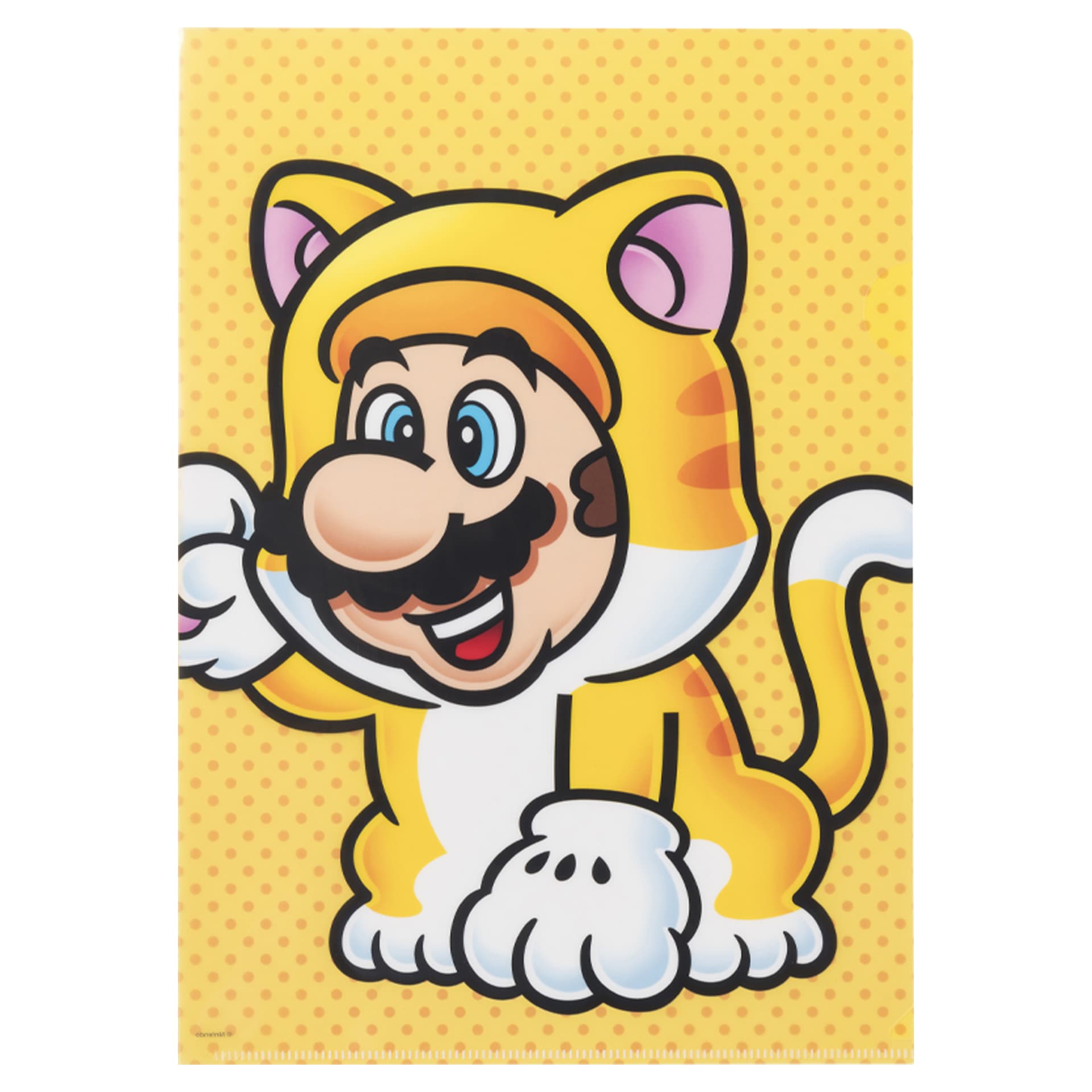 Super Mario Power-Up A4 Clear Folder (Cat Mario) - My Nintendo Store