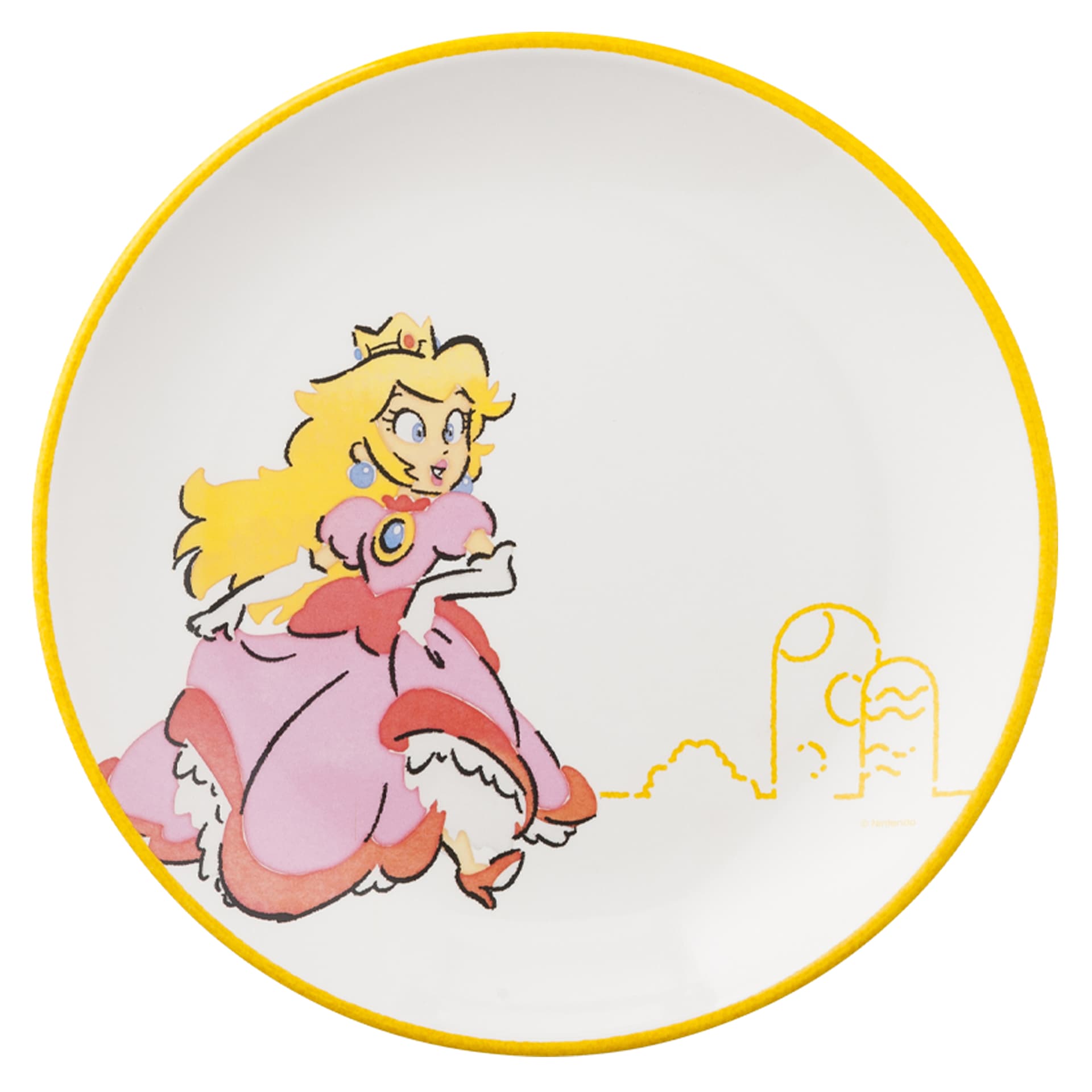 Super Mario Family Life Collection Peach Plate - My Nintendo Store