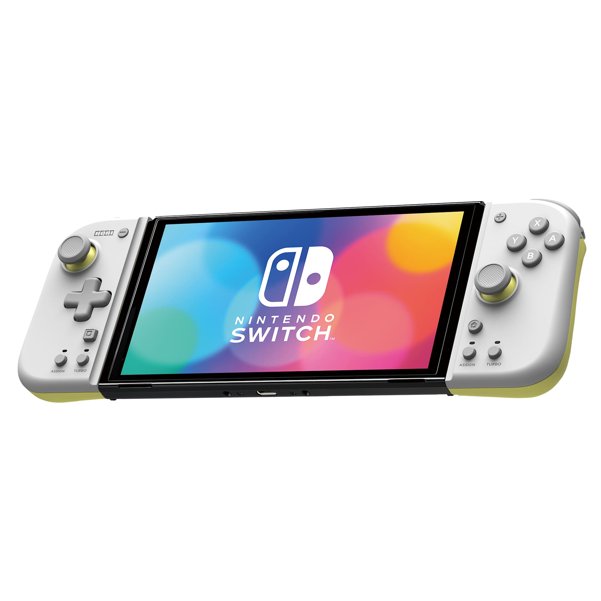 Nintendo Switch Split Pad Compact (Light Grey x Yellow) - My Nintendo Store