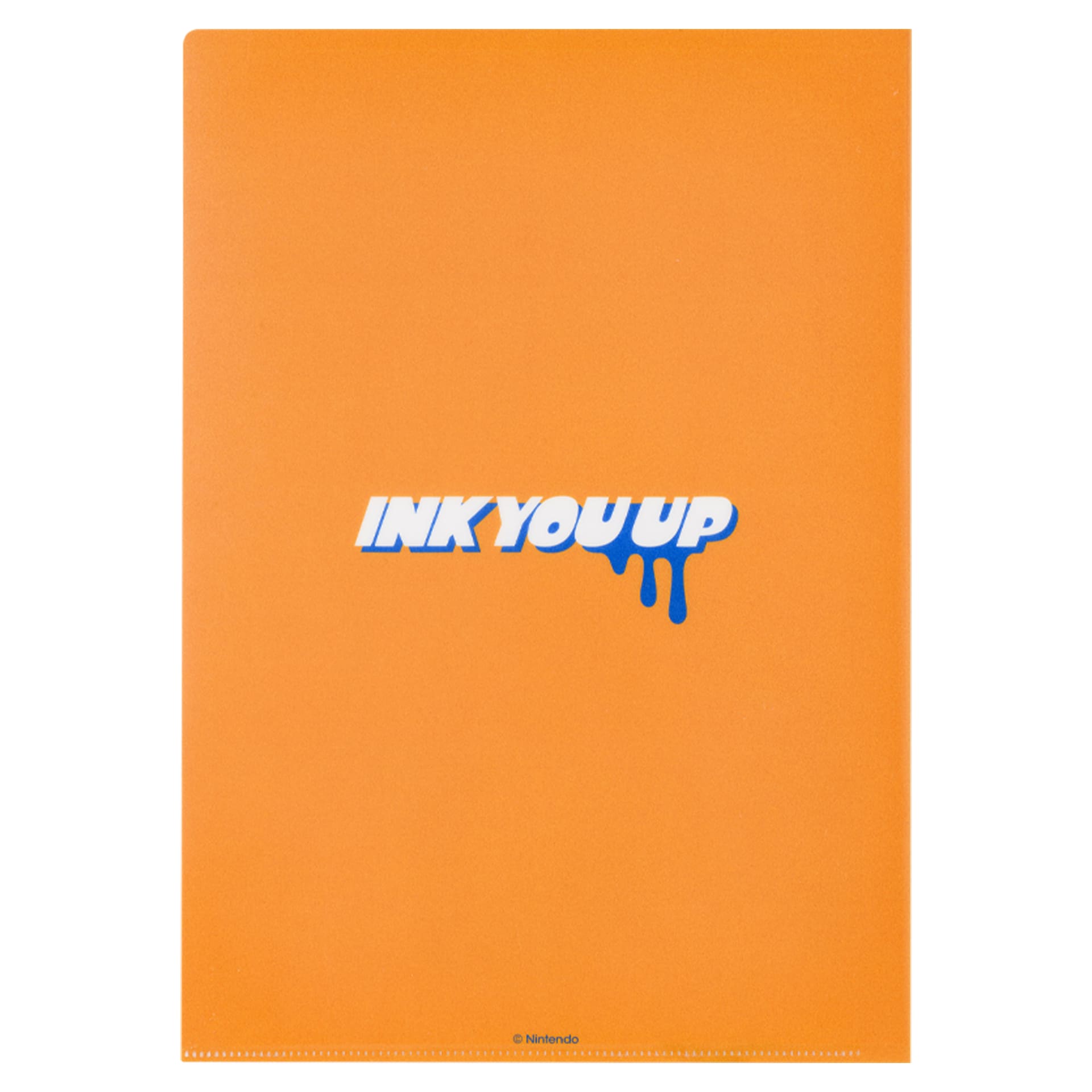 Pochette transparente A4 Splatoon INK YOU UP (orange) - My Nintendo Store