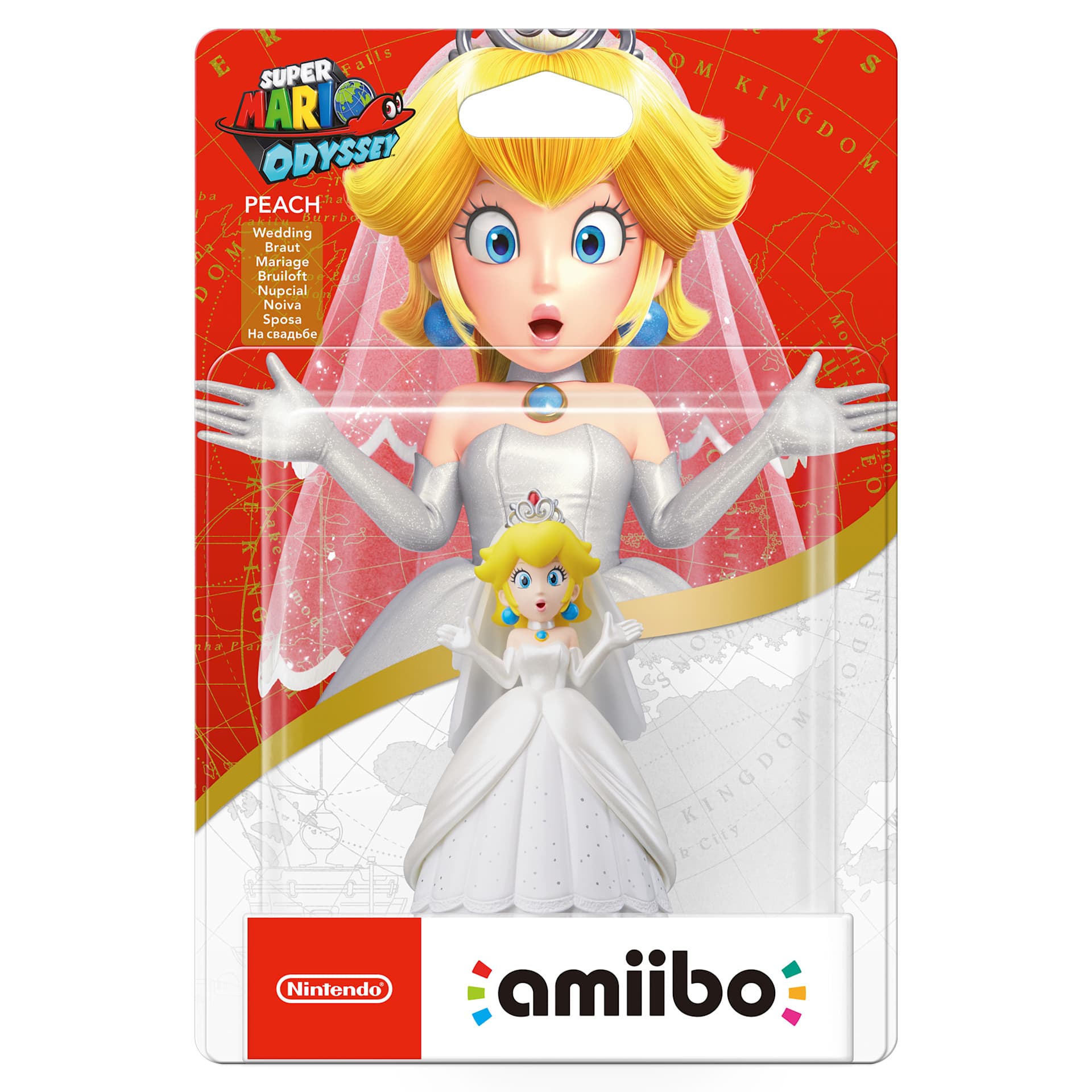Peach-amiibo (bruiloft-outfit) (Super Mario Collection) - My Nintendo Store