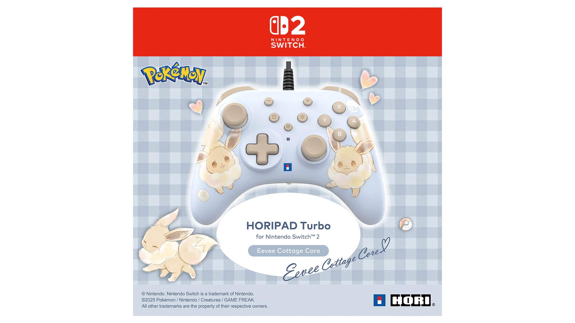 HORIPAD Turbo (Eevee Cottage Core) for Nintendo Switch 2 - My Nintendo ...