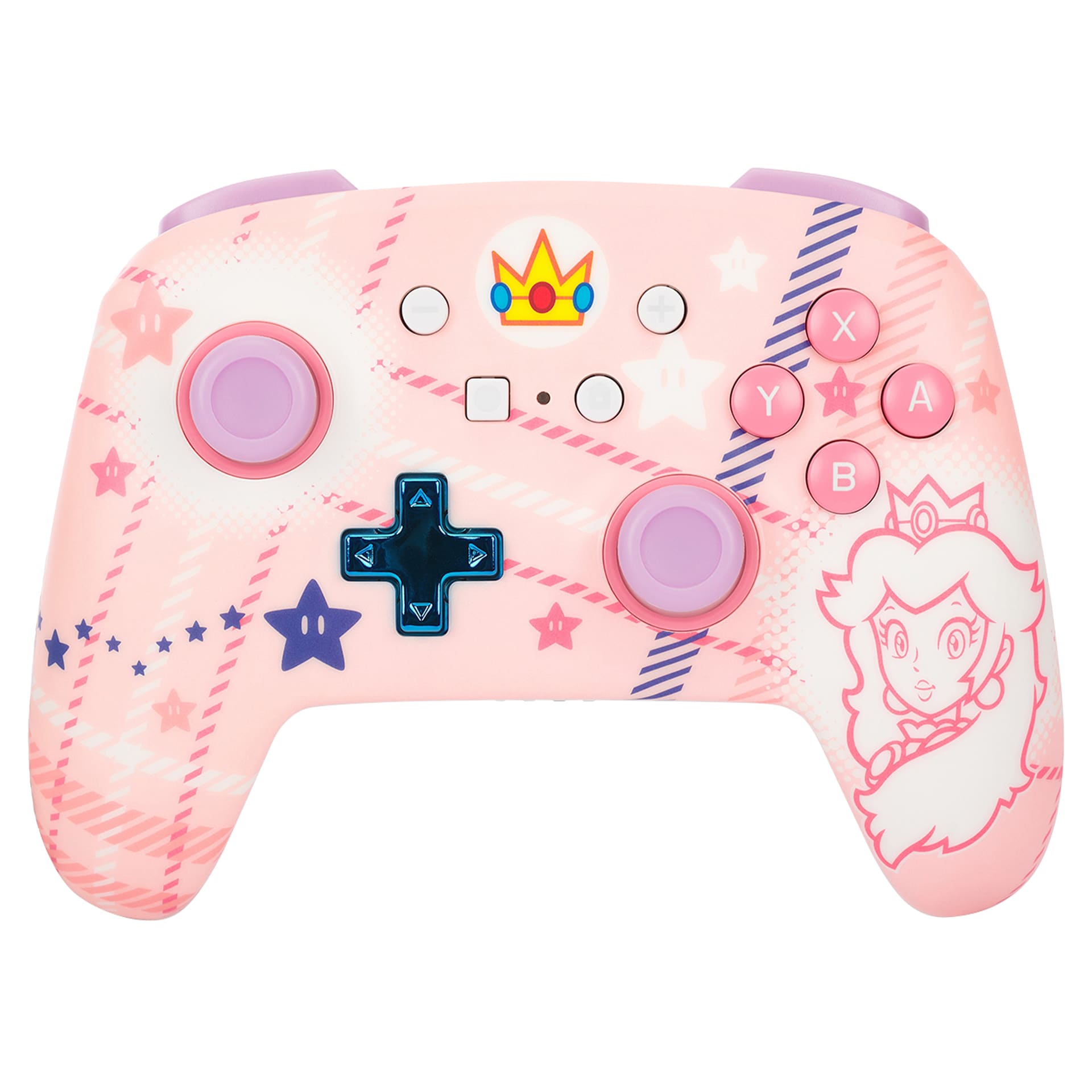 Nintendo Switch Wireless Controller - Princess Peach Plaid - My ...