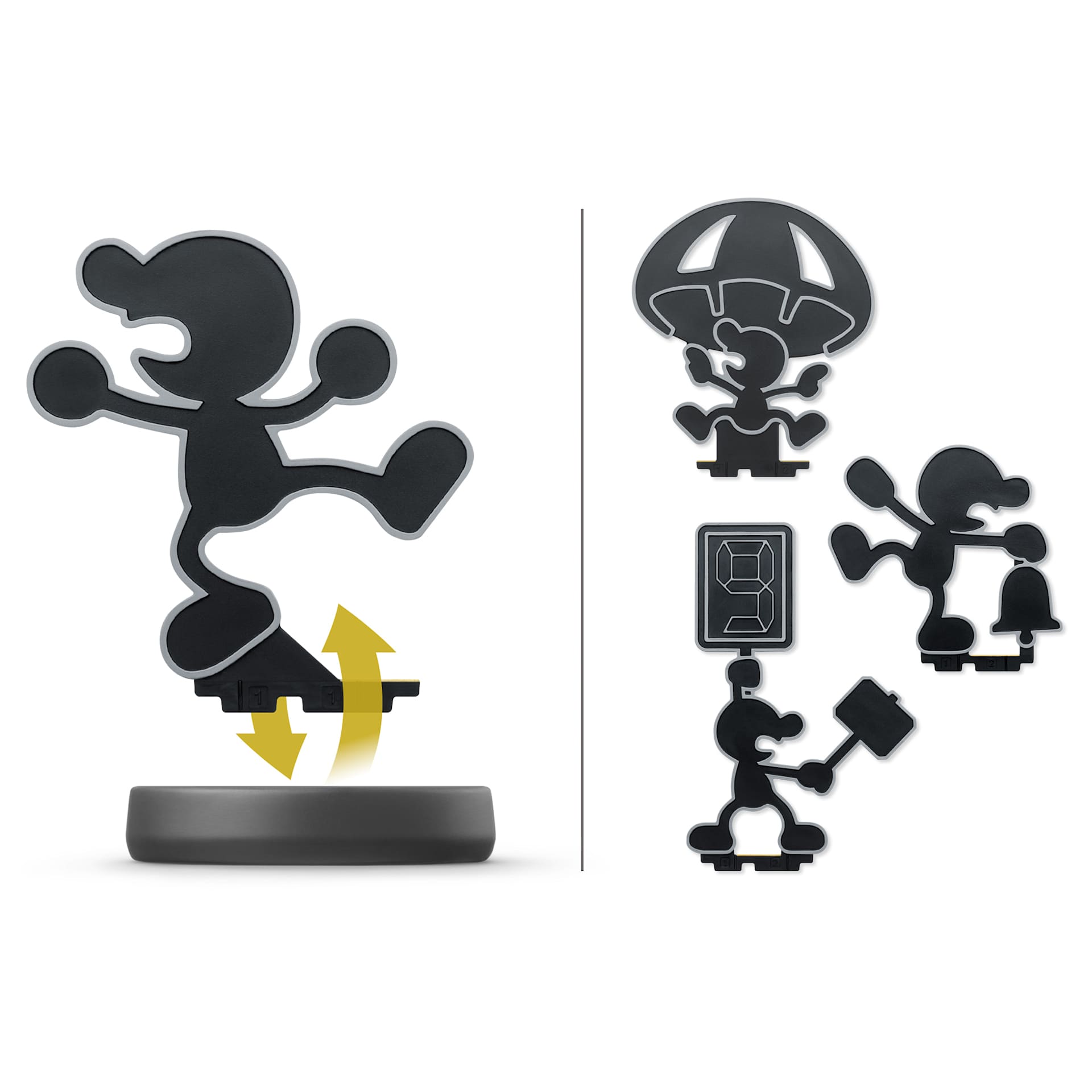 Mr. Game & Watch-amiibo (Super Smash Bros. Collection) - My Nintendo Store