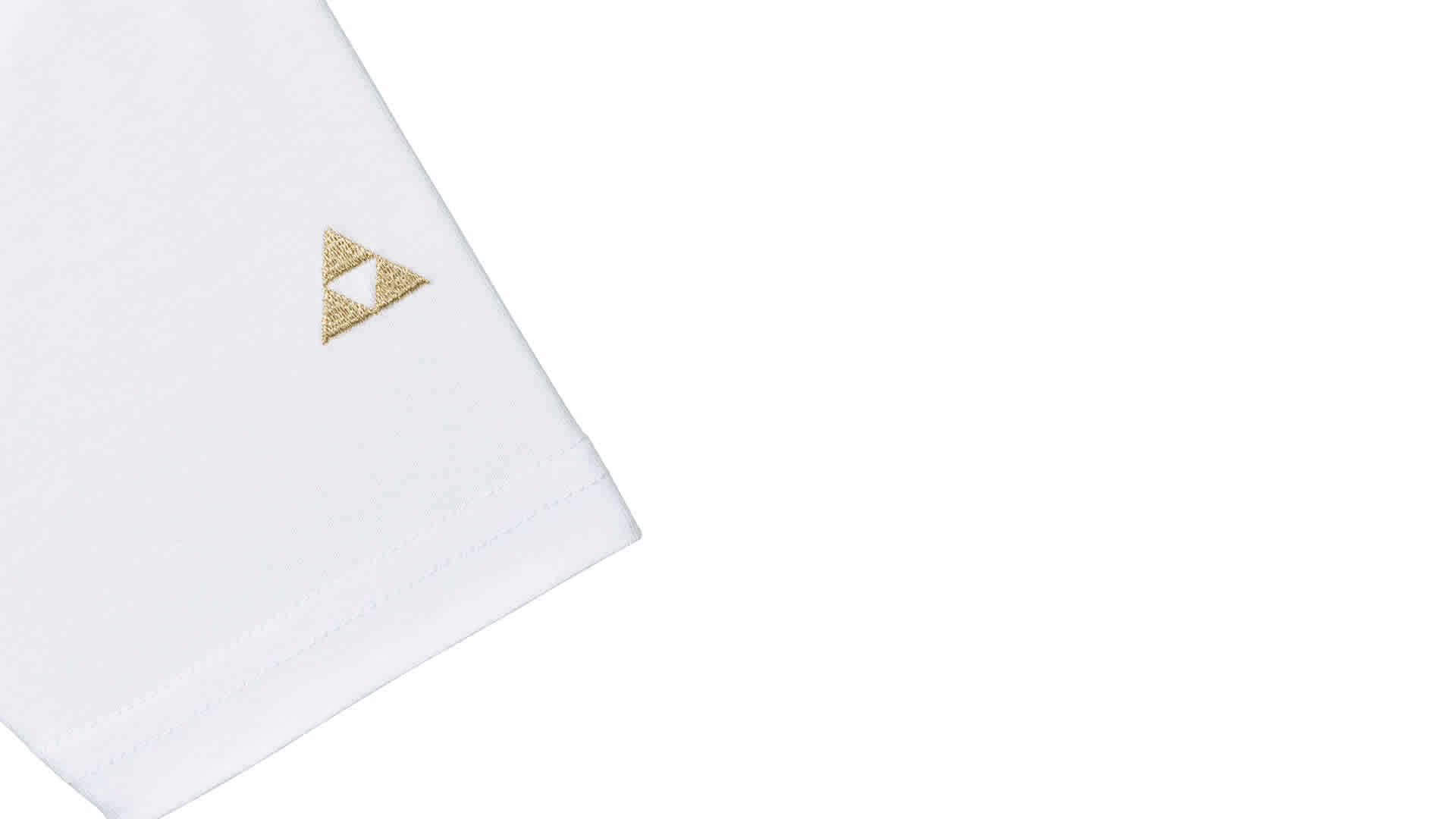 The Legend of Zelda White Triforce T-Shirt (Kids) - My Nintendo Store