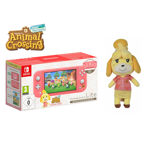Pack Nintendo Switch Lite (edición aloha de Animal Crossing: New ...