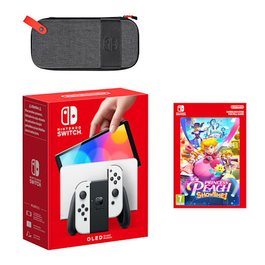 Nintendo Switch – OLED Model (White) Princess Peach: Showtime! Pack ...