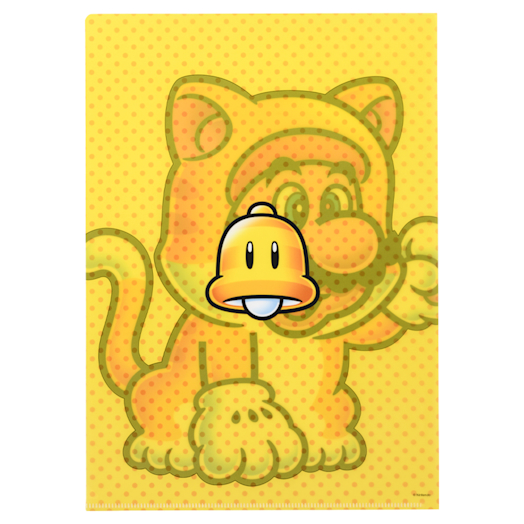 Pochette transparente A4 Super Mario (Mario chat) - My Nintendo Store