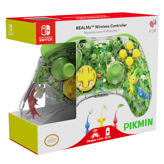REALMz™ Wireless Controller: Pikmin Clover Patch - My Nintendo Store