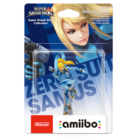 Zero Suit Samus-amiibo (Super Smash Bros. Collection) - My Nintendo Store