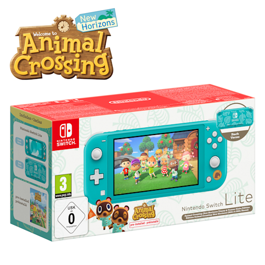 Nintendo Switch Lite (edición aloha de Animal Crossing: New Horizons ...