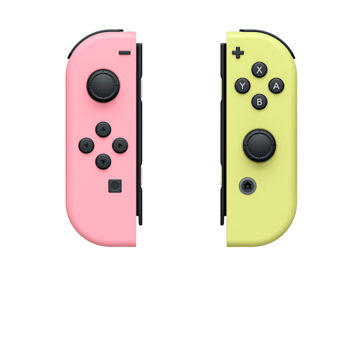 Nintendo Switch Pastel Pink Joy-Con (L) and Pastel Yellow Joy-Con (R ... Nintendo Switch Pastel Pink Joy-Con (L) and Pastel Yellow Joy-Con (R ...
