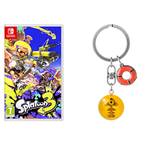 Splatoon 3 + Splatoon 3 Salmon Run Golden Egg Keyring - My Nintendo Store