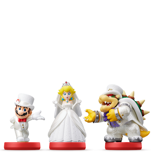amiibo de Mario / Peach / Bowser (nupciales) (Super Mario Collection) - My Nintendo Store