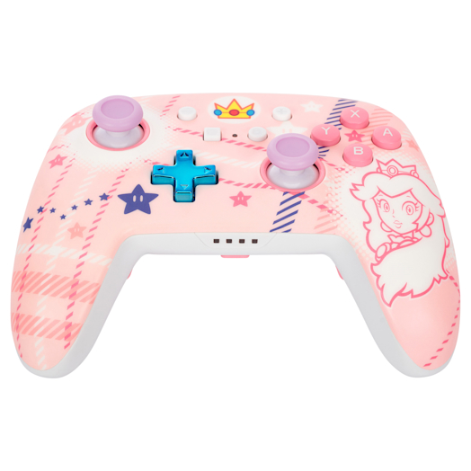 Nintendo Switch Wireless Controller - Princess Peach Plaid - My ...