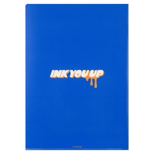 Splatoon - Transparante map A4 INK YOU UP (blauw) - My Nintendo Store