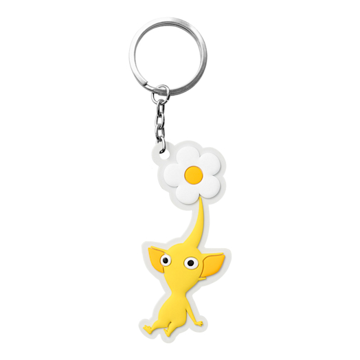 Pikmin 4 Rubber Cutout Keychain (Yellow Pikmin) - My Nintendo Store