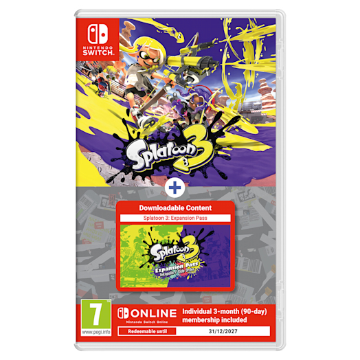 Splatoon 3 + Splatoon 3: Expansion Pass + Nintendo Switch Online ...