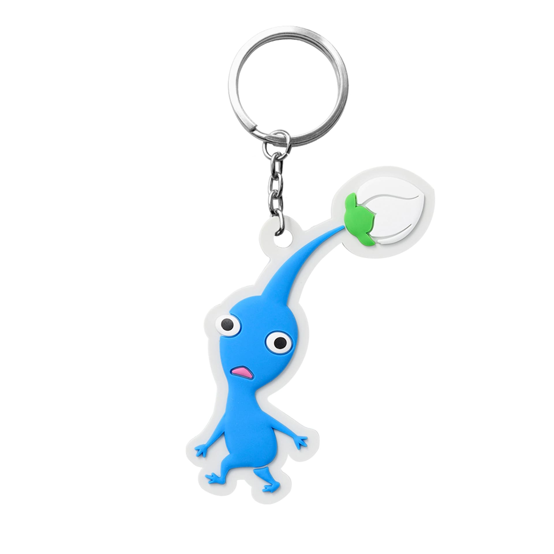 Llavero de goma con relieve de Pikmin 4 (Pikmin azul) - My Nintendo Store