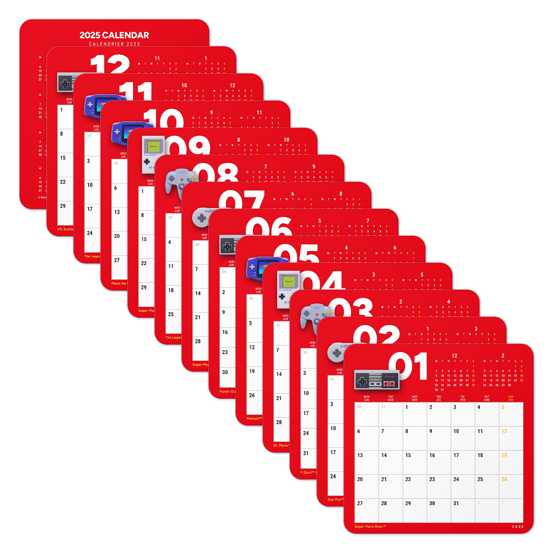 Nintendo Switch Online Calendar 2025 (for Nintendo Switch Online ...