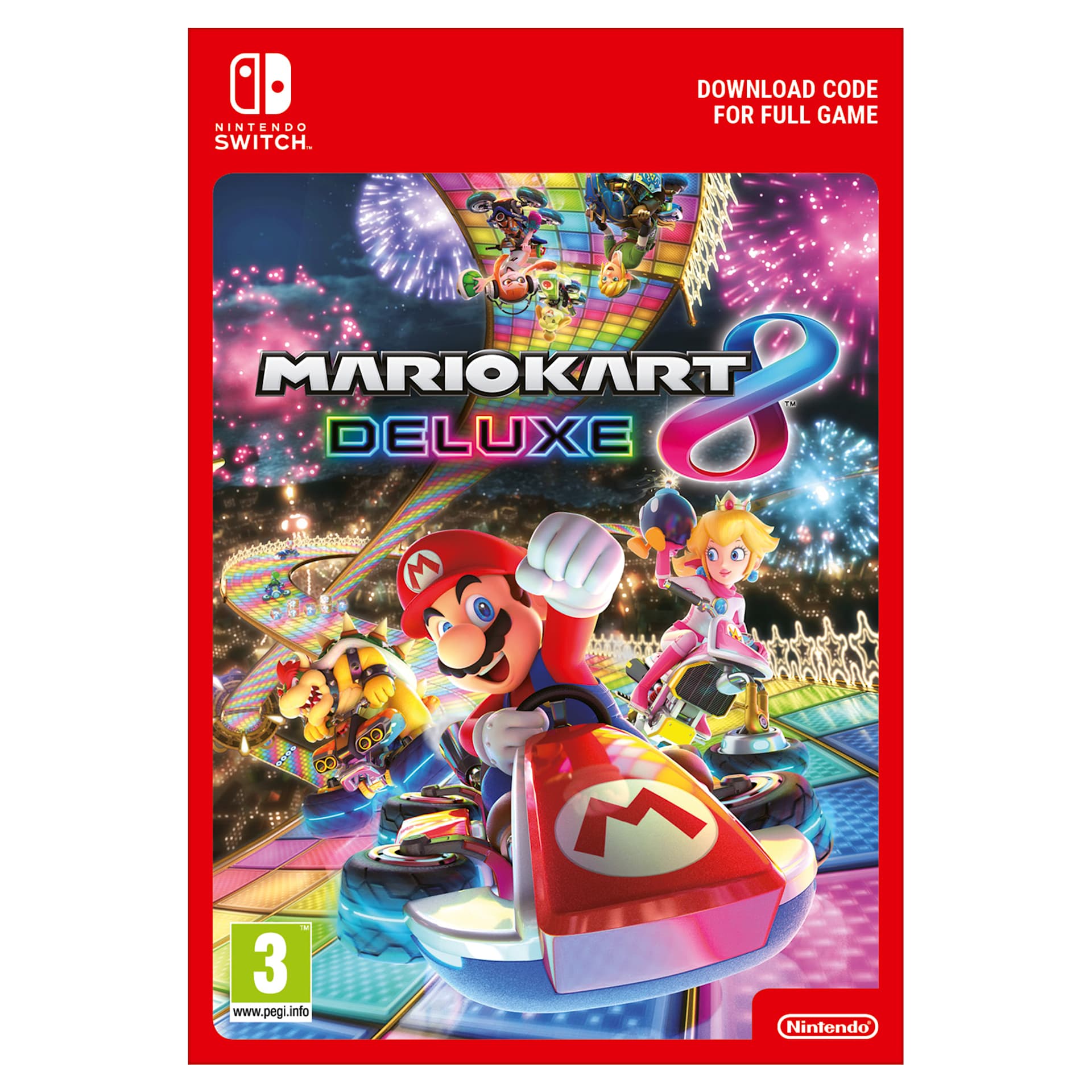 Nintendo Switch – OLED Model (Neon Blue/Neon Red) + Mario Kart 8 Deluxe ...