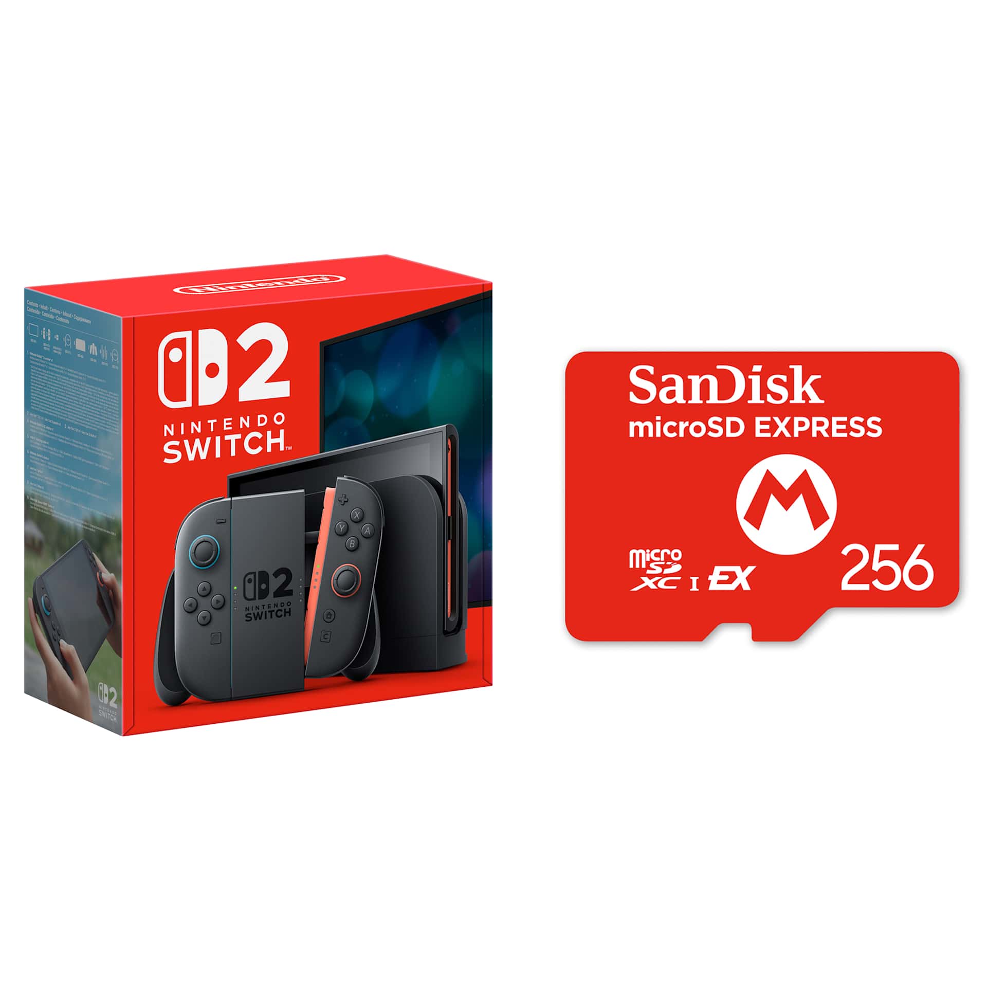 Nintendo Switch 2 + Scheda microSD Express SanDisk (256 GB) per Nintendo Switch 2 - My Nintendo ...