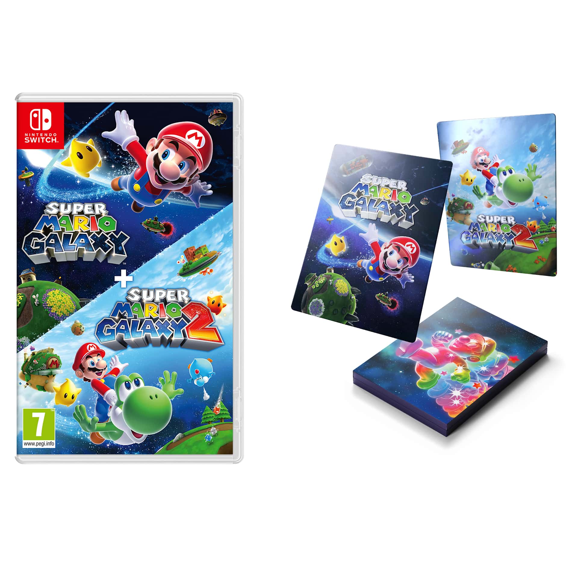 Super Mario Galaxy + Super Mario Galaxy 2-sterrenstelselbundel (Frans ...