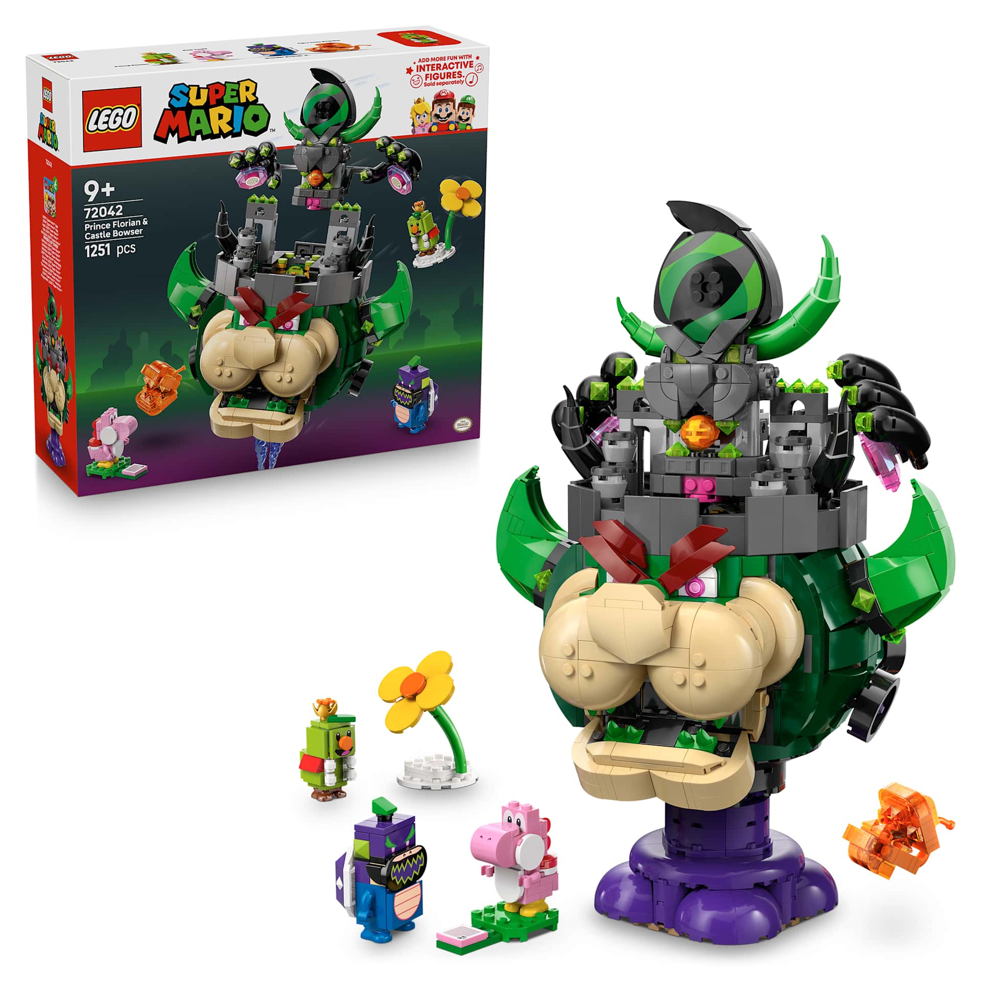 Prince Florian et château de Bowser LEGO® Super Mario (72042) - My ...